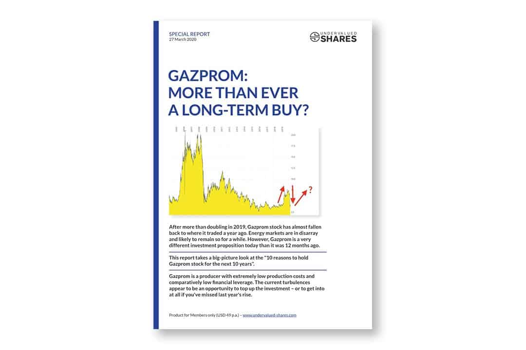 Gazprom - More than ever a long-term buy? - Undervalued Shares