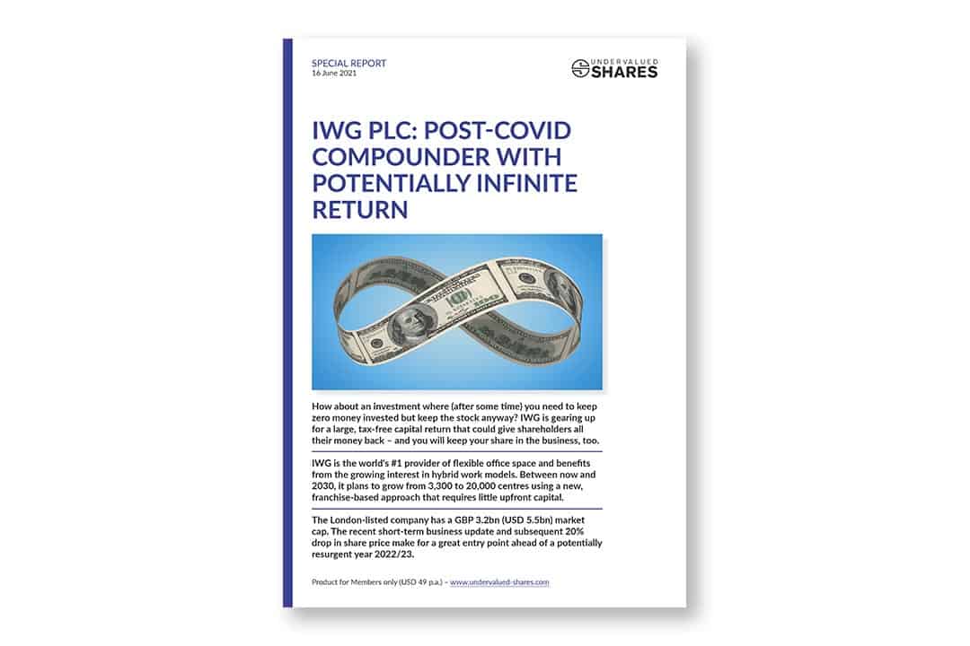 IWG plc: THE hybrid work model stock - Undervalued Shares